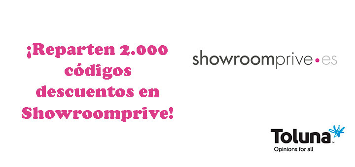 2.000 códigos descuentos en Showroomprive con Toluna - Muestras Gratis ...
