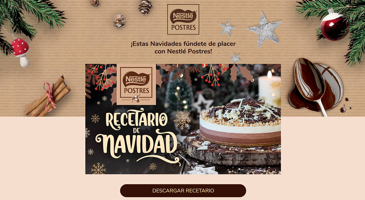 Recetario de Navidad de Nestlé Postres - Muestras Gratis Y Chollo